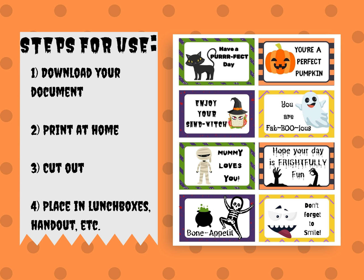 32 Halloween lunchbox notes and jokes for kids – Glow in the Dark Blankets